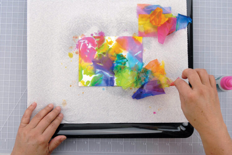 Decorate Greeting Cards by Using Tissue Paper – Mother Earth News